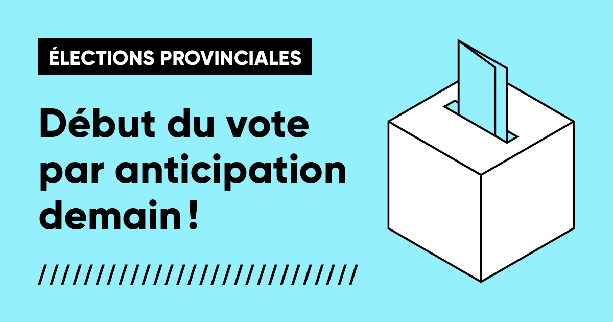 Élections Québec – Notre institution est neutre et indépendante.