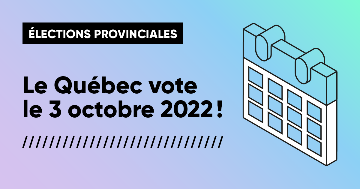 C’est officiel : les élections provinciales auront lieu le 3 octobre ...